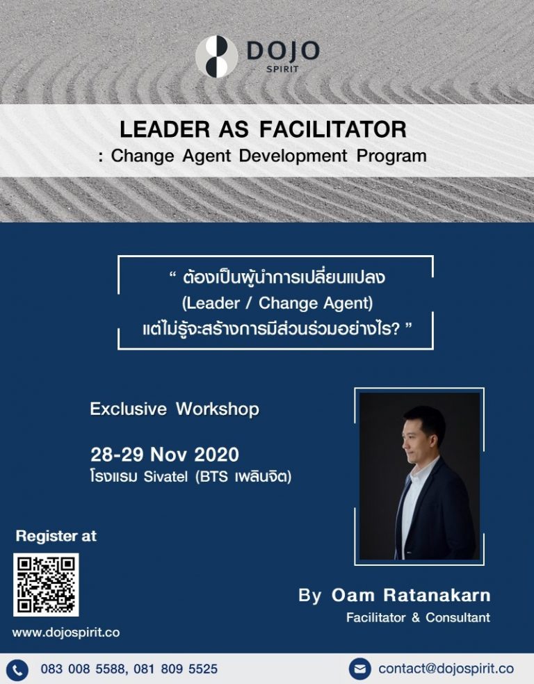 Leader as Facilitator: Change Agent Development Program (Foundation) - DojoSpirit